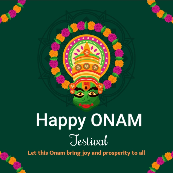 Plantilla de Happy onam templates Instagram post | PosterMyWall