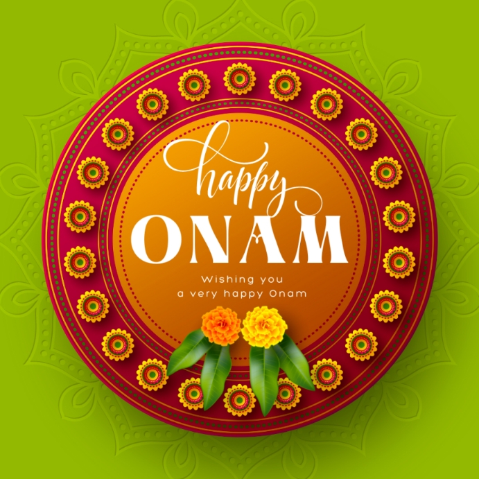 Happy Onam Wishes Template | PosterMyWall
