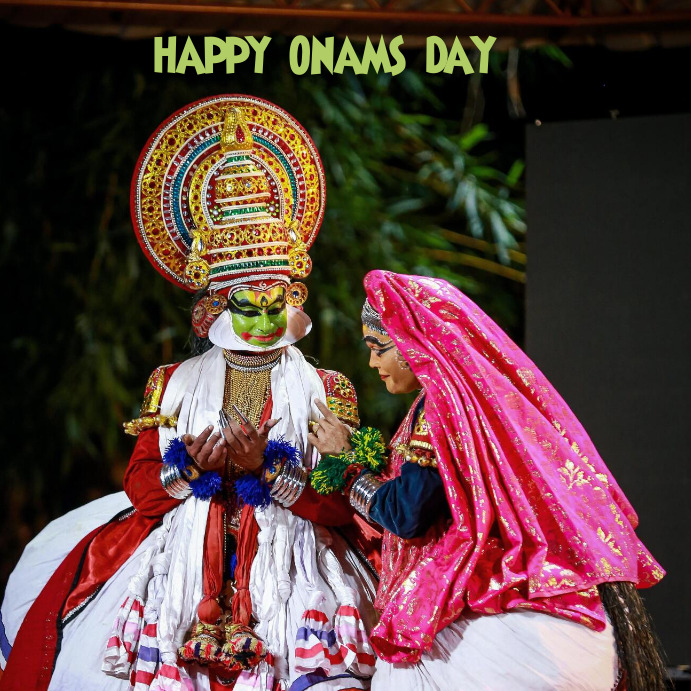 happy onams Onam Poster Onam Flyer, Onam Sady Template | PosterMyWall