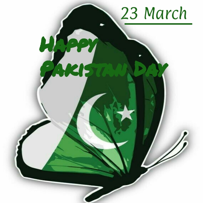 Plantilla de Happy pakistan day instagram post | PosterMyWall