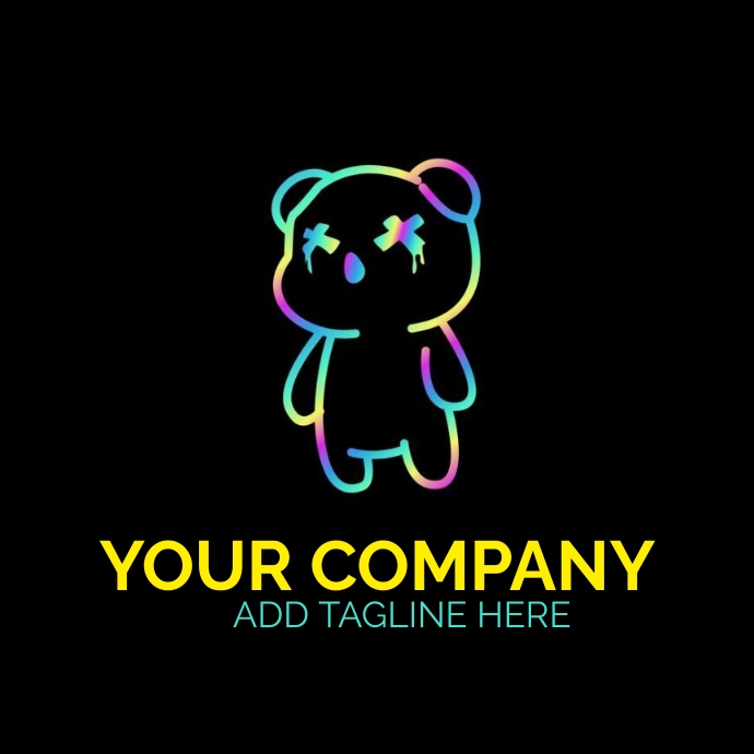 Copy of Happy Panda Logo Stock Illustrations | PosterMyWall