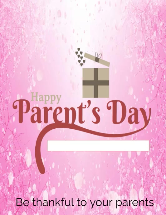 happy parents day Template | PosterMyWall