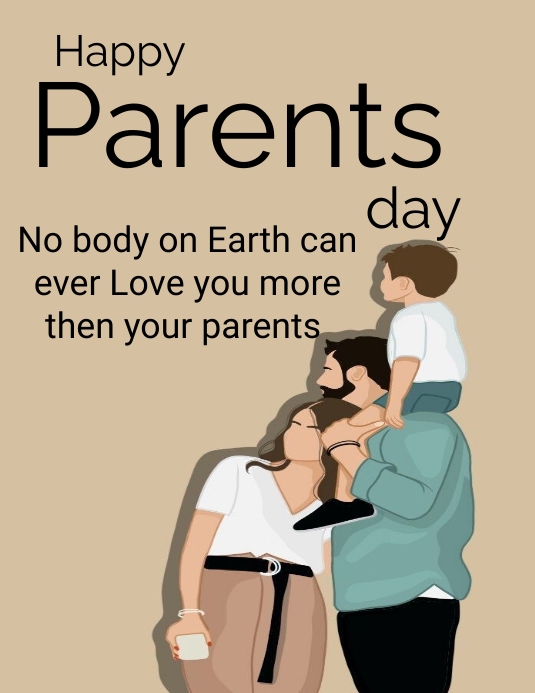 Happy parents day Template | PosterMyWall