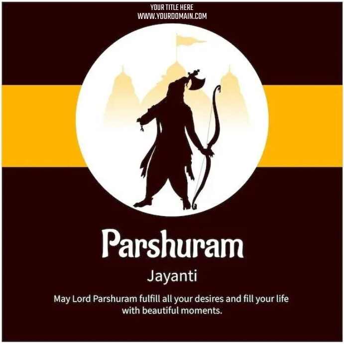 Happy Parshuram jayanti Template | PosterMyWall