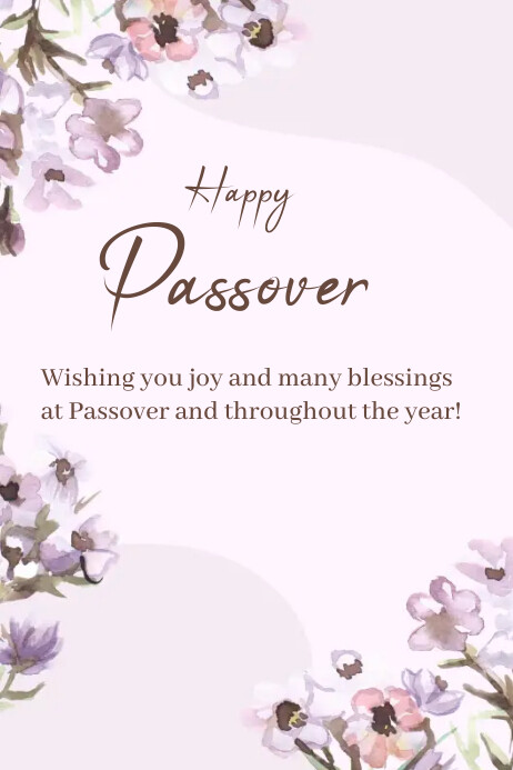 Happy Passover,poster ,template | PosterMyWall