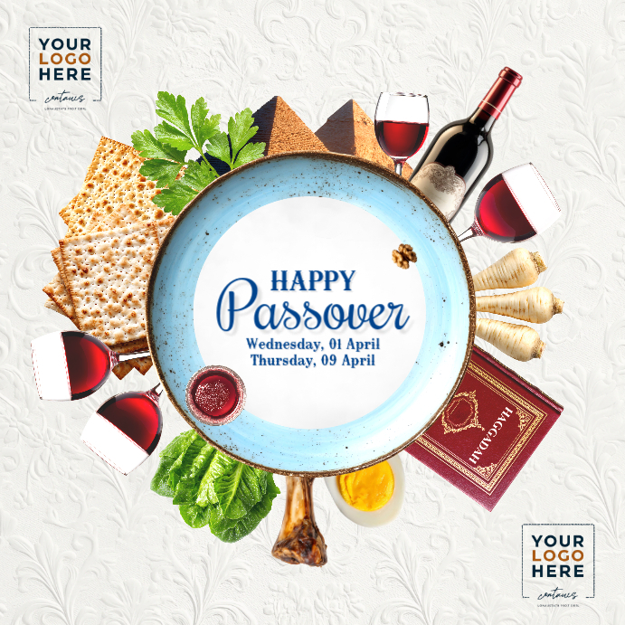 Happy Passover 2026 Post Template | PosterMyWall