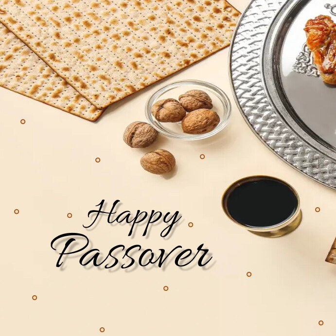 happy passover day instagram post Template | PosterMyWall