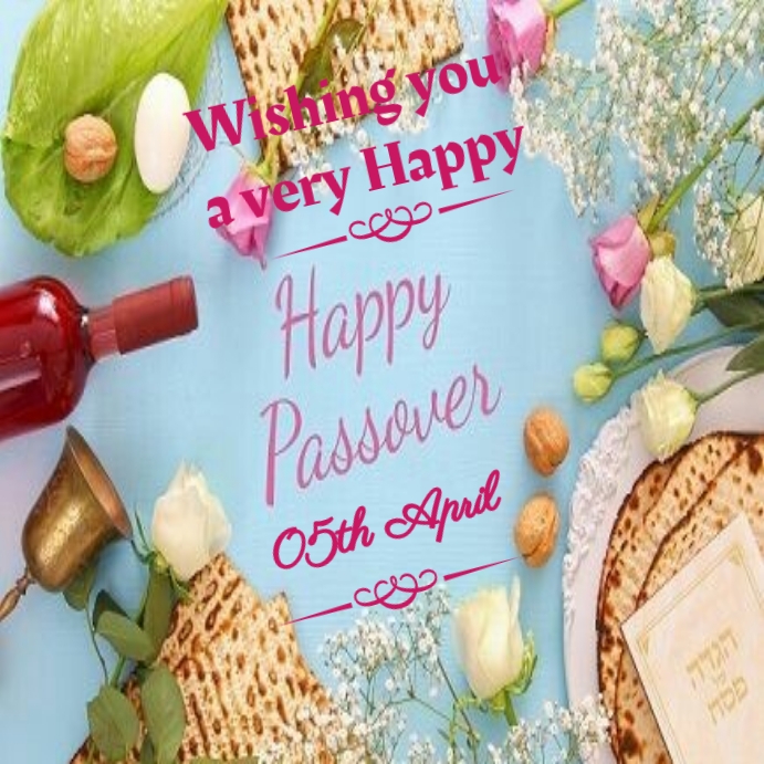 Happy passover day instagram post Template | PosterMyWall