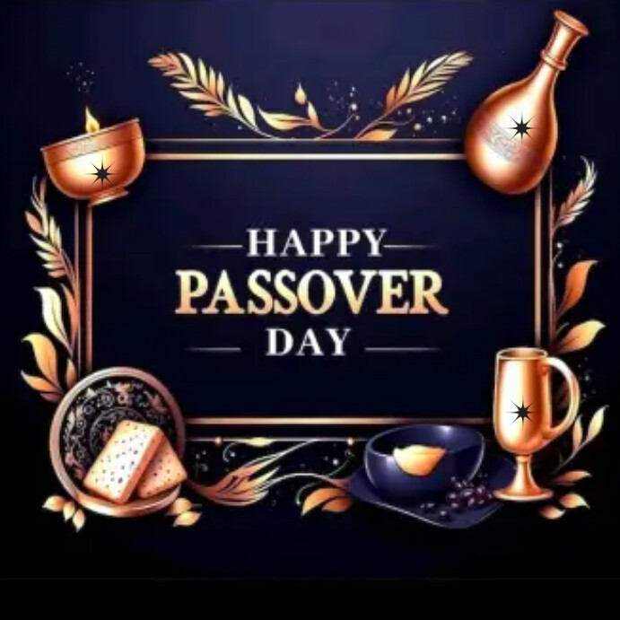 Plantilla de Happy Passover day Instagram post | PosterMyWall