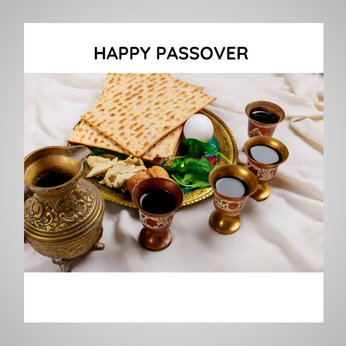 Happy Passover Template | PosterMyWall