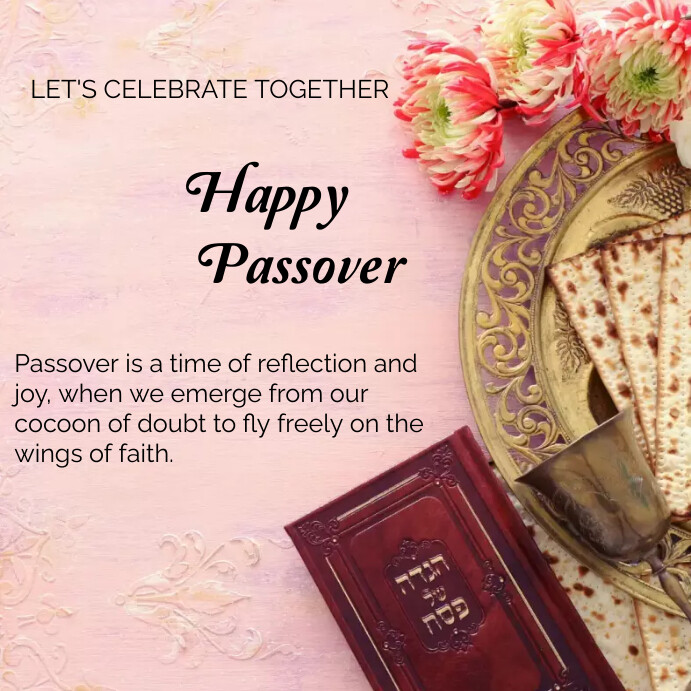 Happy Passover Template | PosterMyWall