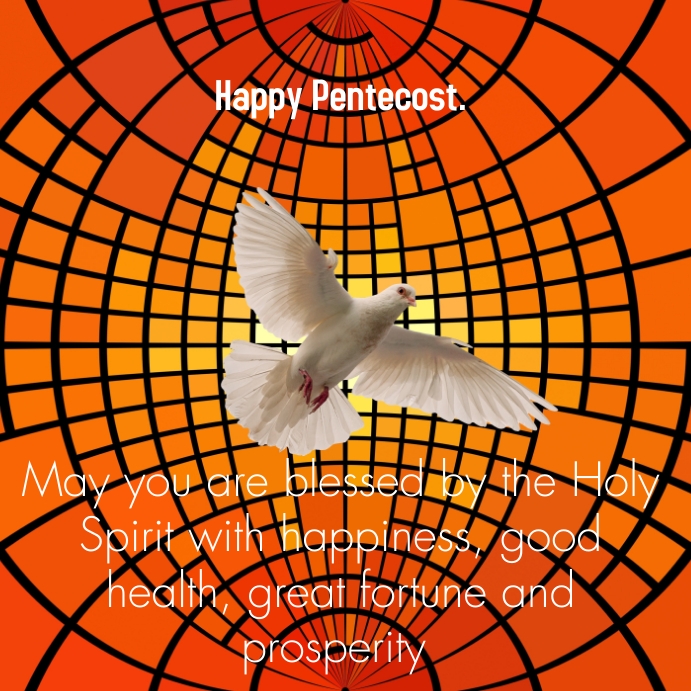 Happy pentecost Template | PosterMyWall