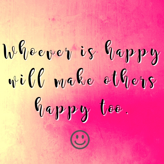 Happy people quote Template | PosterMyWall