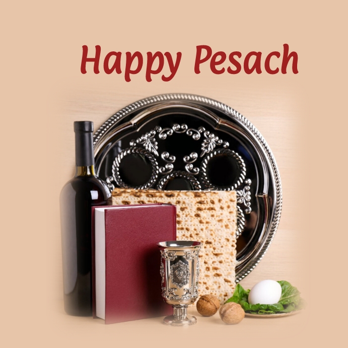 happy pesach Template | PosterMyWall