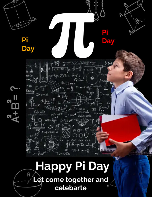 Happy Pi Day Flyer Template | PosterMyWall