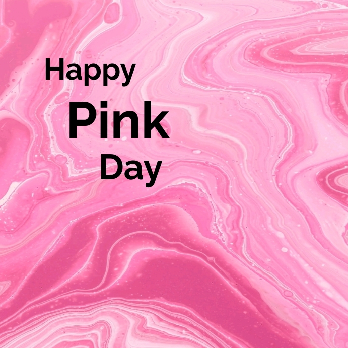 Modèle Happy pink day Instagram post | PosterMyWall