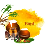 Happy pongal celebration Flyer Template | PosterMyWall