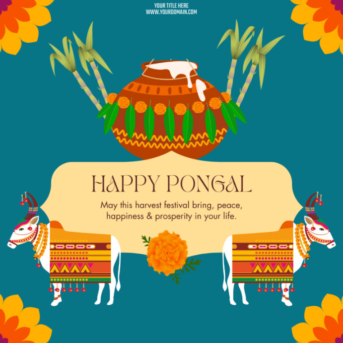 Happy Pongal Template | PosterMyWall