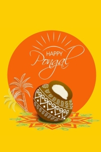 happy pongal Template | PosterMyWall