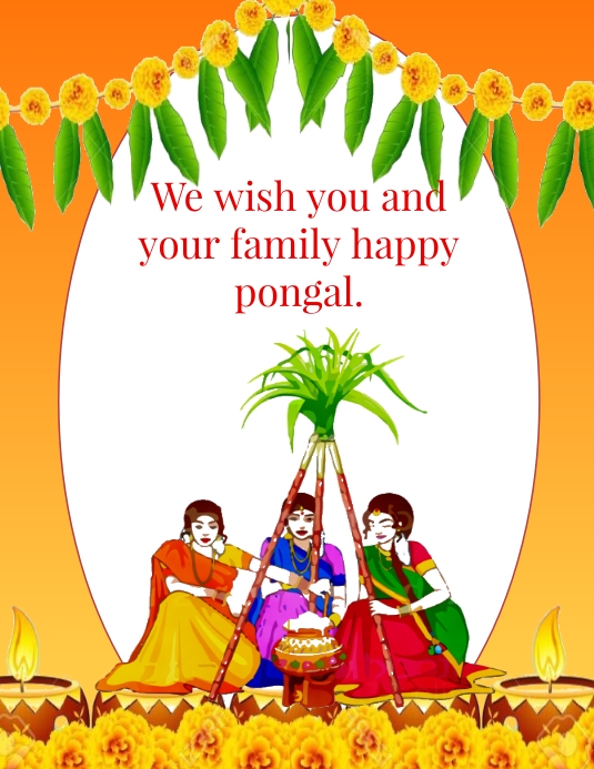 Happy pongal Template | PosterMyWall