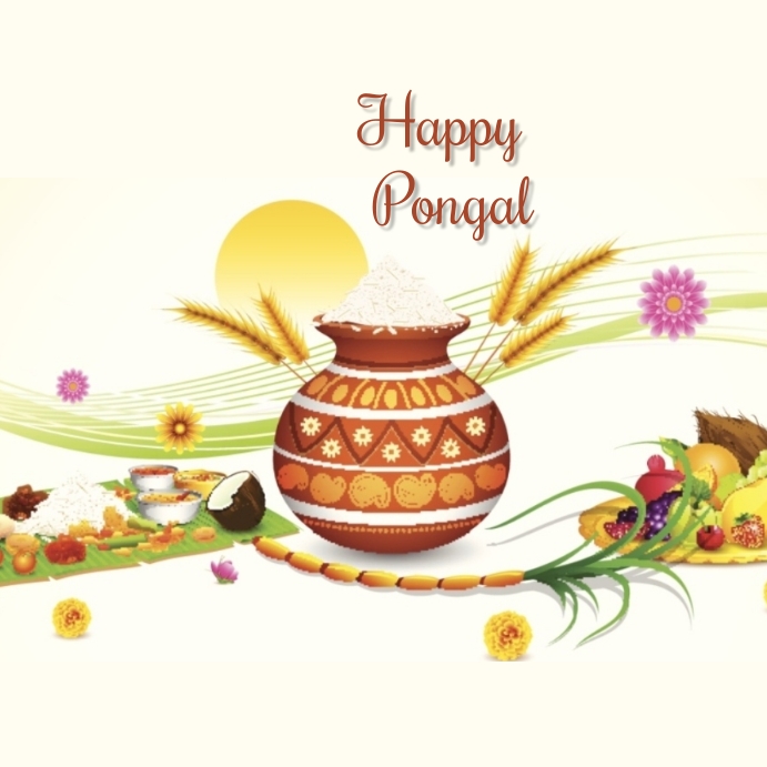 happy pongal Template | PosterMyWall