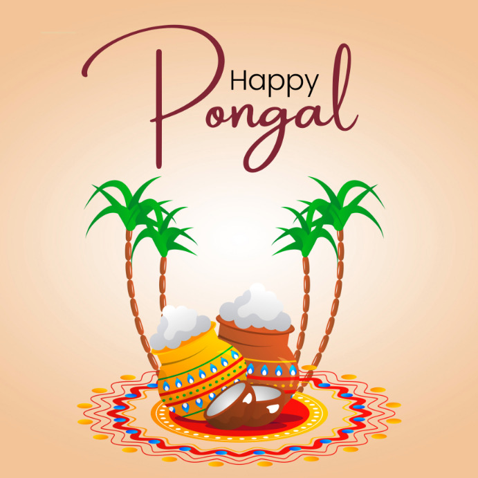 happy pongal Template | PosterMyWall