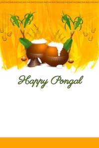 happy pongal Template | PosterMyWall