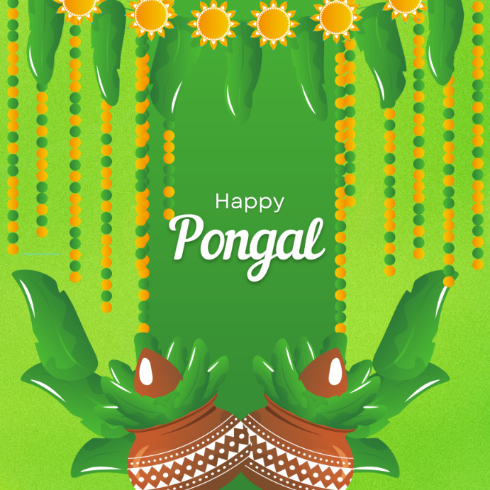 happy pongal Template | PosterMyWall