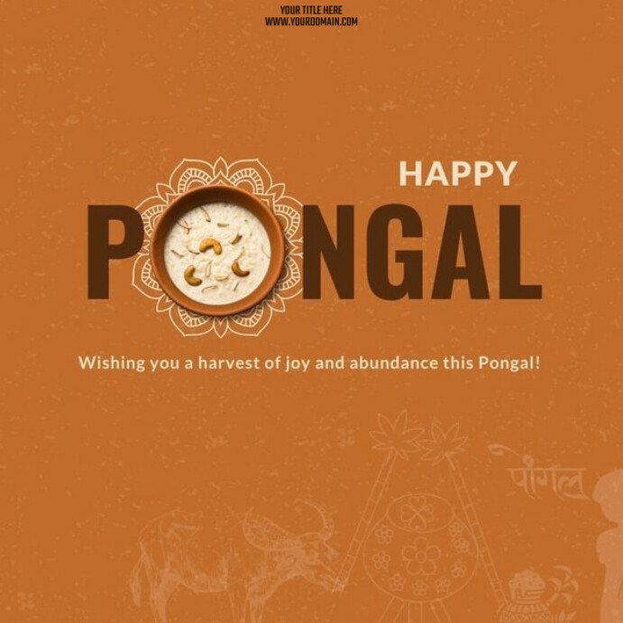 Happy Pongal Template | PosterMyWall