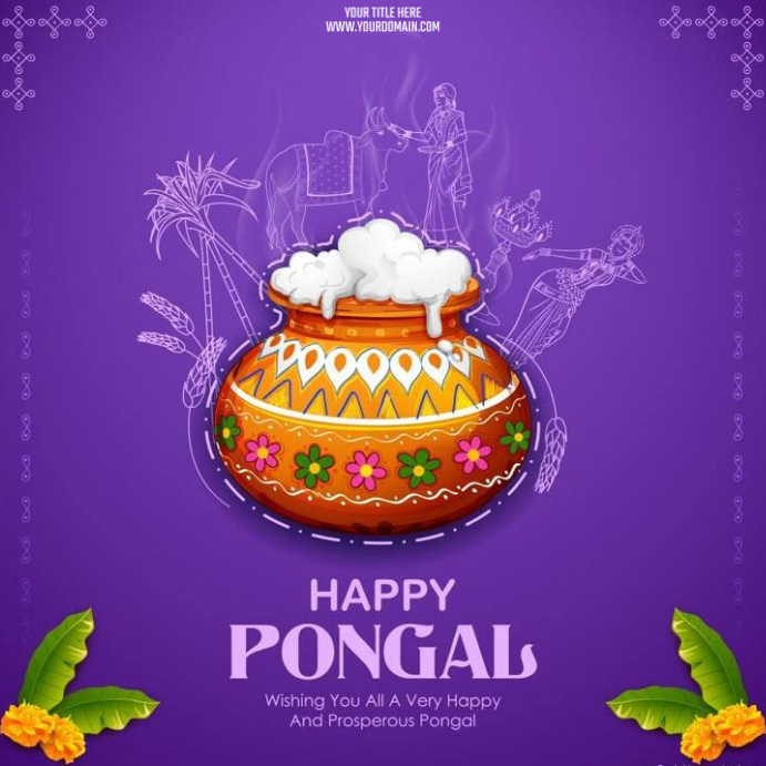 Plantilla de Happy Pongal | PosterMyWall