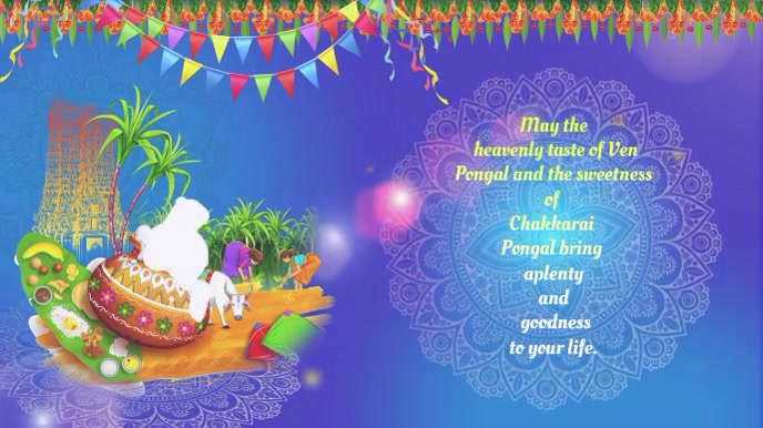 Happy Pongal Wishes Template | PosterMyWall