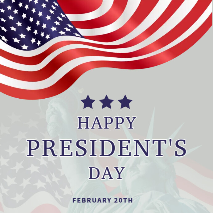 Happy President's Day Ads Template | PosterMyWall