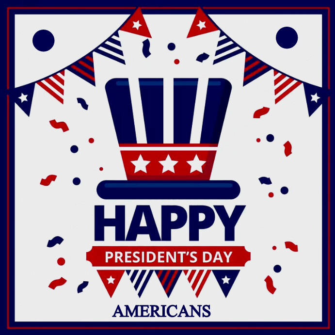 Happy President's Day flier Template | PosterMyWall