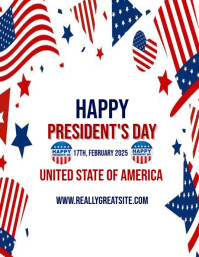 Happy President Day of USA 2025 Template | PosterMyWall