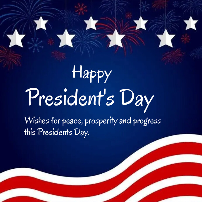 Happy President's Day Of USA Template | PosterMyWall