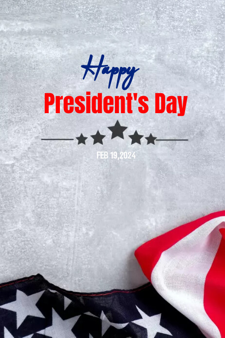 Happy President's Day Online Greeting Card Template | PosterMyWall