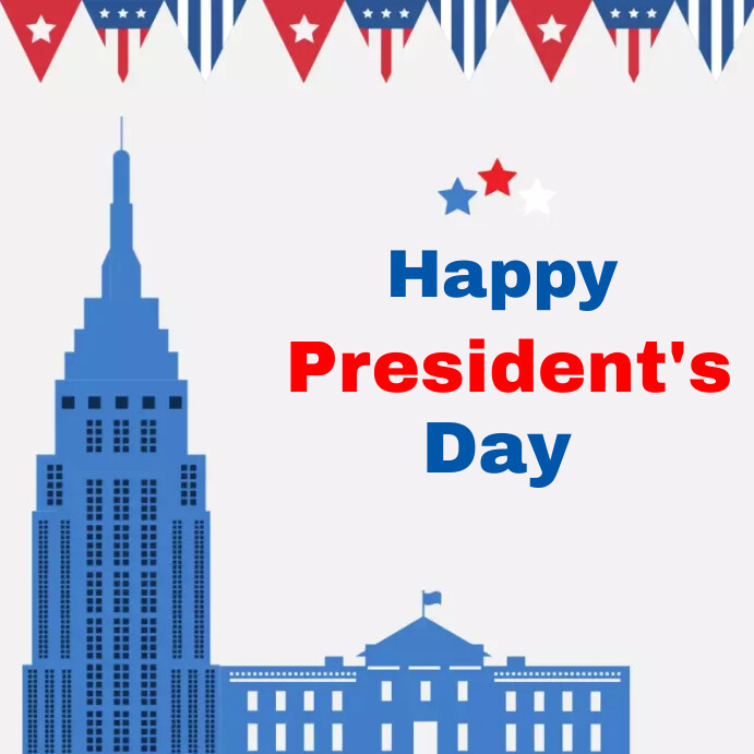 Happy President's Day Online Greeting Card Template | PosterMyWall