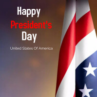 Happy President Day Online Greeting Card Template | PosterMyWall