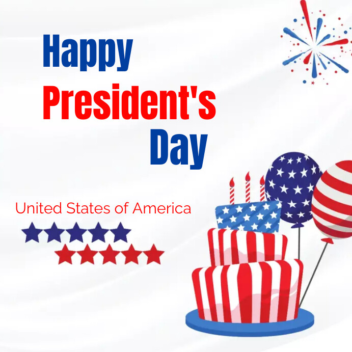 Happy President's Day Online Greeting Card Template | PosterMyWall