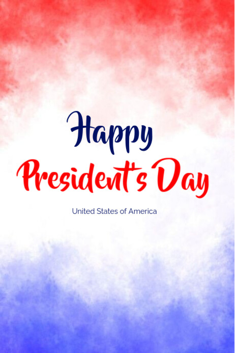 Happy President's Day Poster Template | PosterMyWall