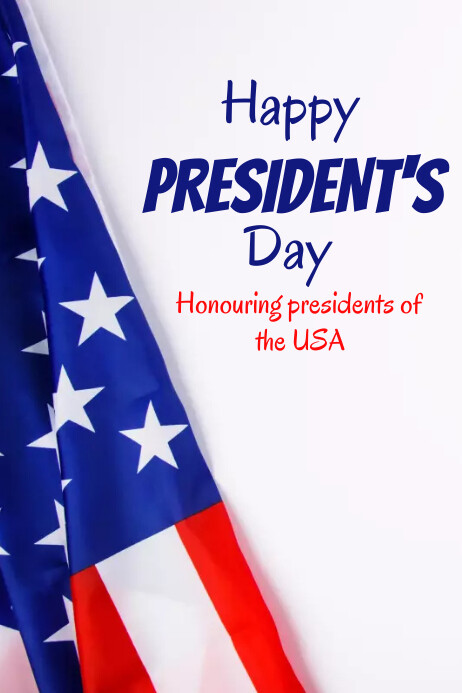 Copy of Happy President's Day Template | PosterMyWall