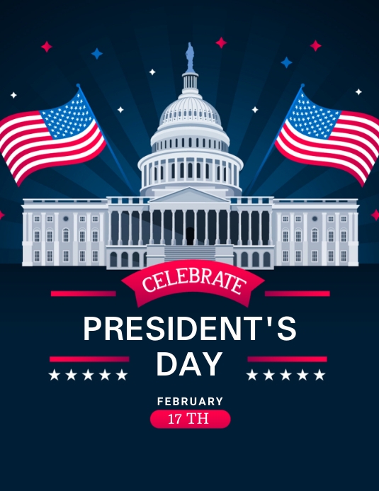 HAPPY PRESIDENT'S DAY TEMPLATE | PosterMyWall