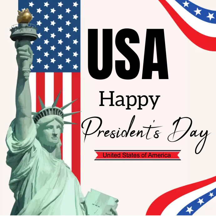 Copy of Happy President Day (USA) Template | PosterMyWall