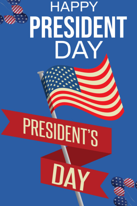 Happy president day 2025 Template | PosterMyWall