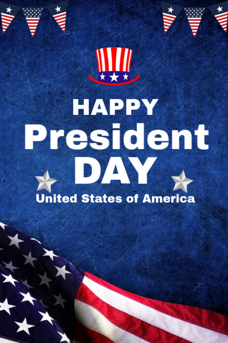 Happy president day 2025 Template | PosterMyWall