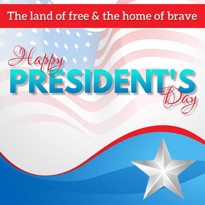 Happy President day celebration template | PosterMyWall