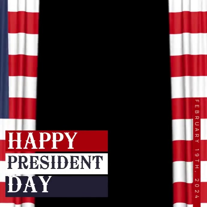 Happy President Day Template | PosterMyWall