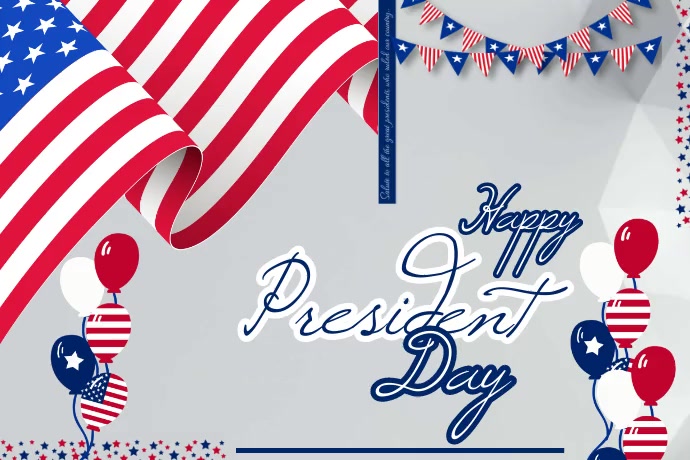 happy president day Template | PosterMyWall