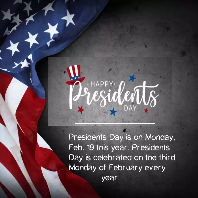 Happy President Day Instagram Post Template | PosterMyWall