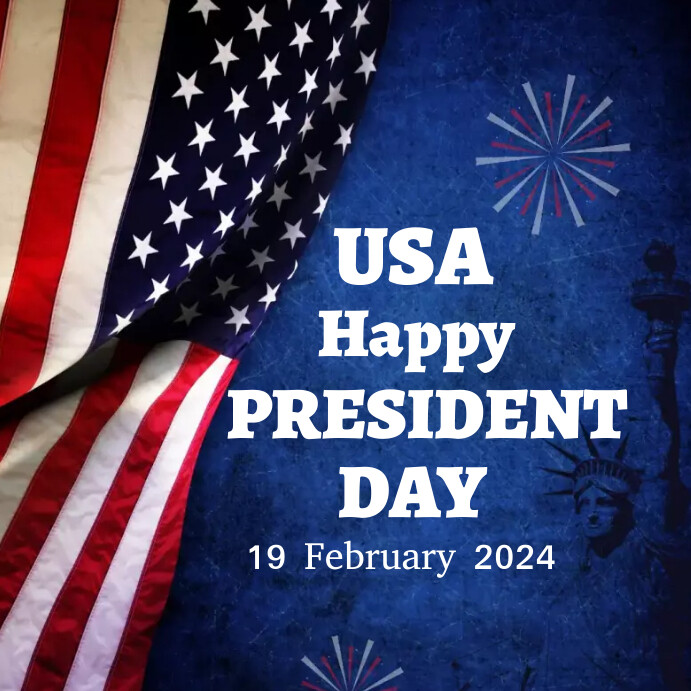 Modèle Happy President Day Online Greeting Card | PosterMyWall